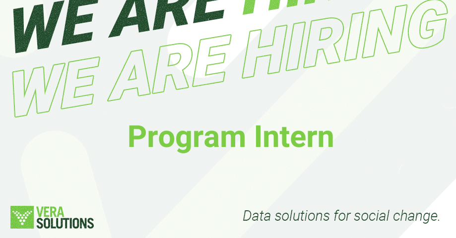 Program Intern - Vera Solutions