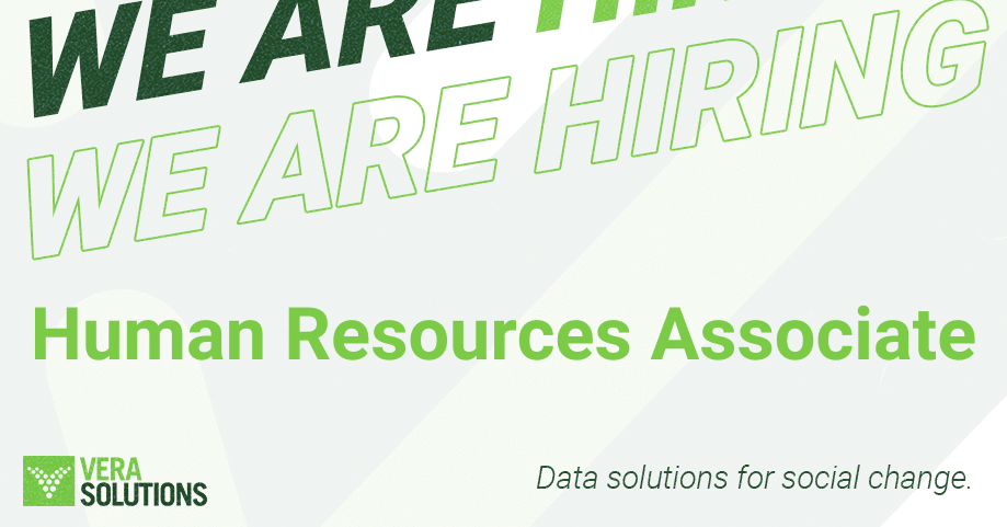 Human Resources Associate / Analista de RH - Vera Solutions